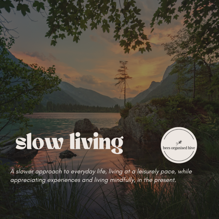 Here is why and how to live a slow life